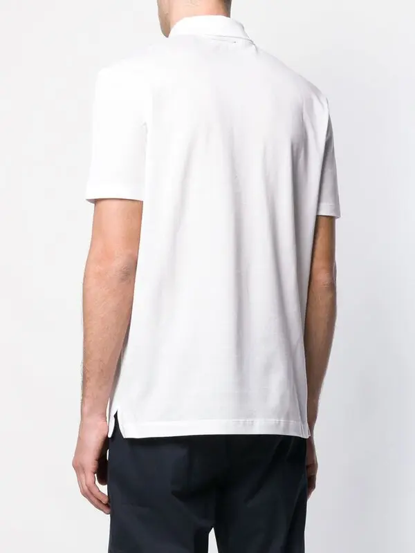 Paul & Shark Logo-embroidered Polo Shirt - White