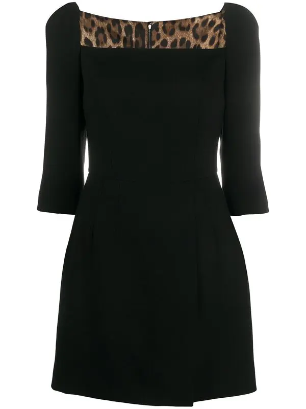 Dolce & Gabbana Double Crepe Minidress