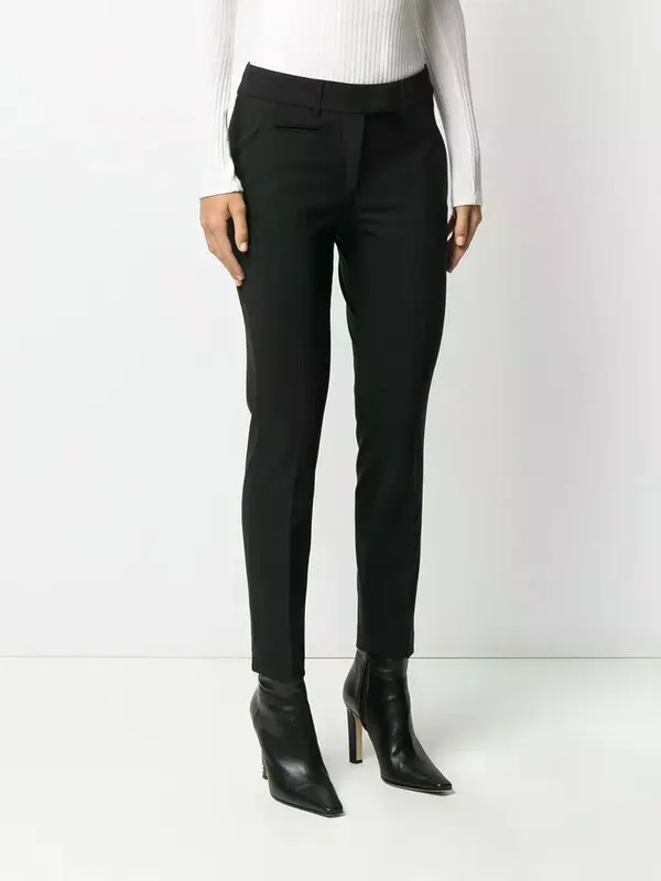 DONDUP Tailored Slim-fit Trousers - Black