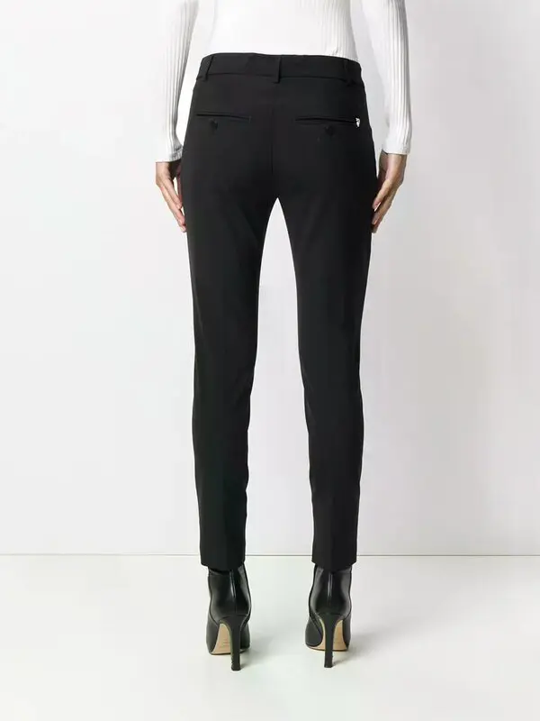 DONDUP Tailored Slim-fit Trousers - Black