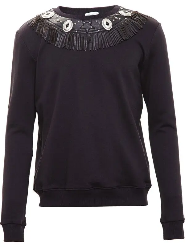 Saint Laurent Concho Detail Sweatshirt