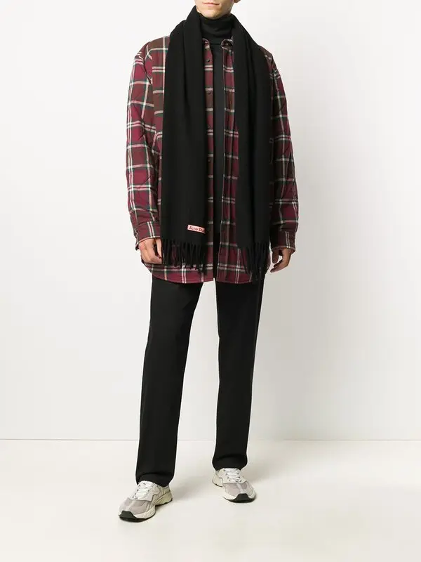 Acne Studios Narrow Fringed Scarf