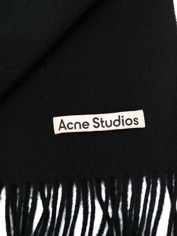 Acne Studios Narrow Fringed Scarf