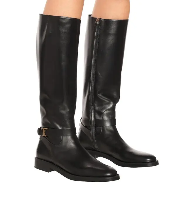 TOD'S Leather Knee-high Boots