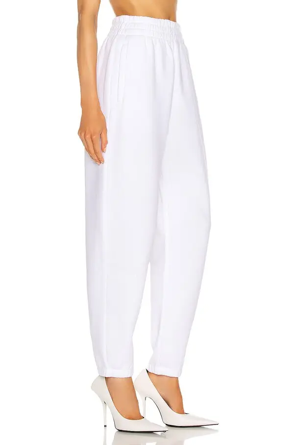 Alexander Wang Foundation Terry Classic Sweatpant - White