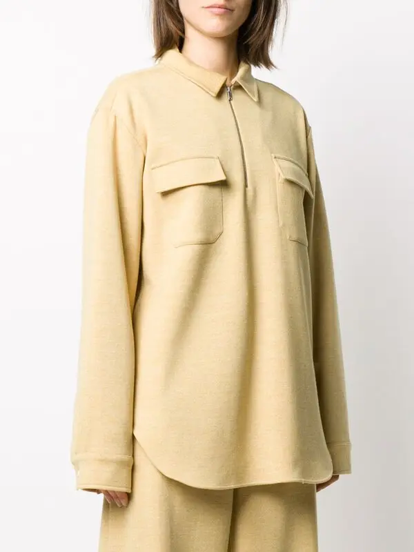 JIL SANDER Zipped Long-sleeved Jumper