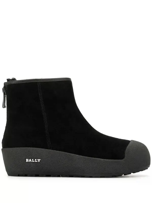 Bally Guard Ii Platform Ankle Boots - Black