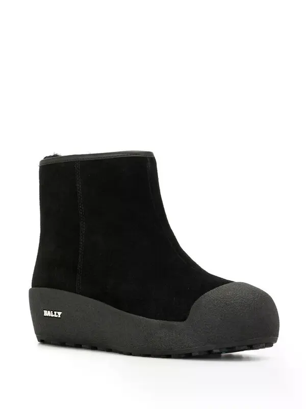 Bally Guard Ii Platform Ankle Boots - Black