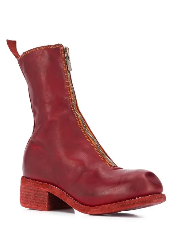 Guidi Calf-length Zip-up Boots