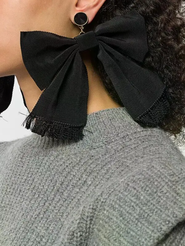 Red Valentino Oversized Bow Earrings