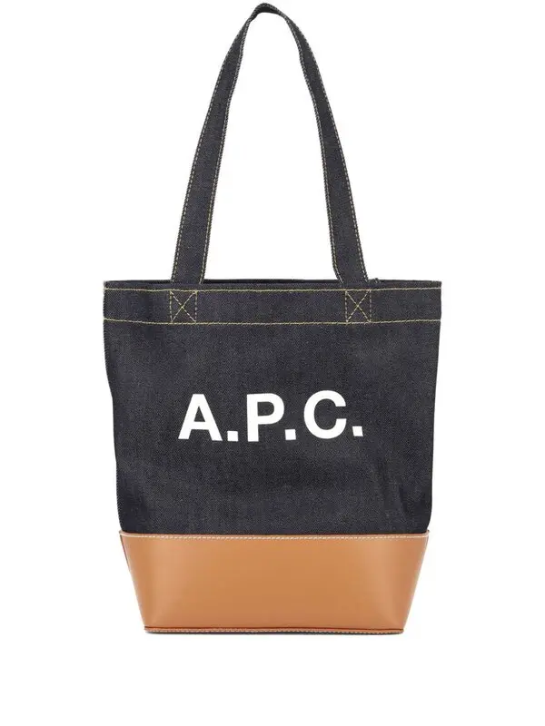 A.p.c. Axelle Logo Tote Bag