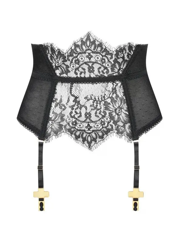 MAISON CLOSE Inspiration Divine Suspenders - Black