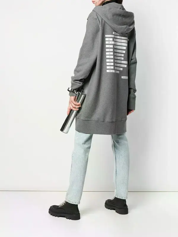 MAISON MARGIELA Oversized Zip-up Hoodie