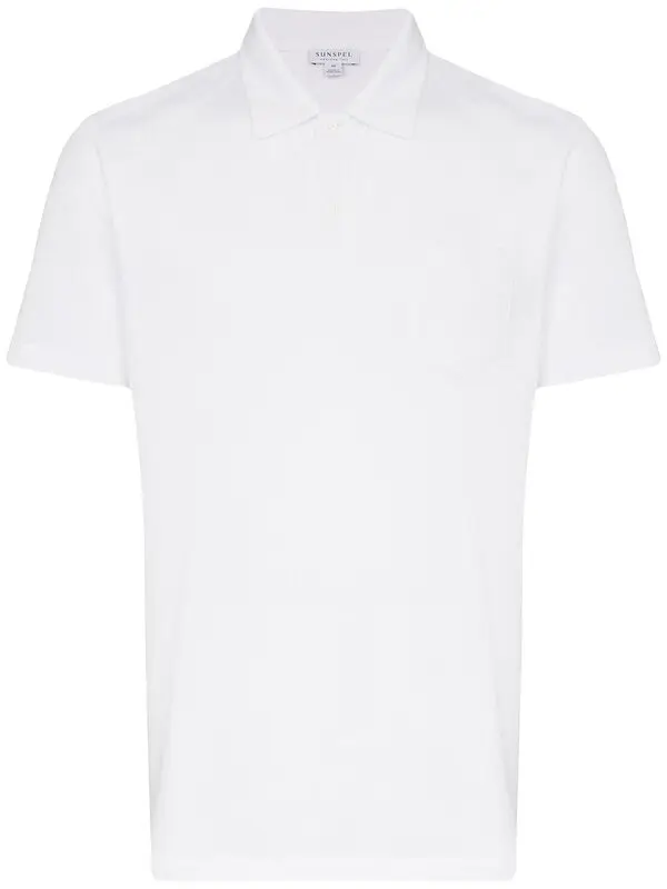 Sunspel Riviera Polo Shirt - White