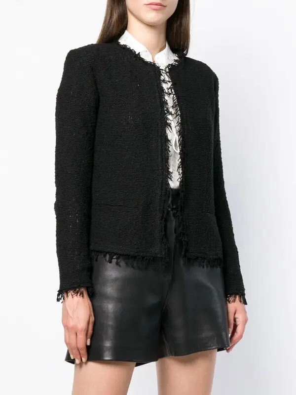 IRO PARIS Frayed Tweed Jacket