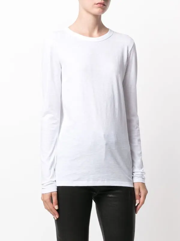 Rag & Bone Slim-fit Longsleeved T-shirt - White