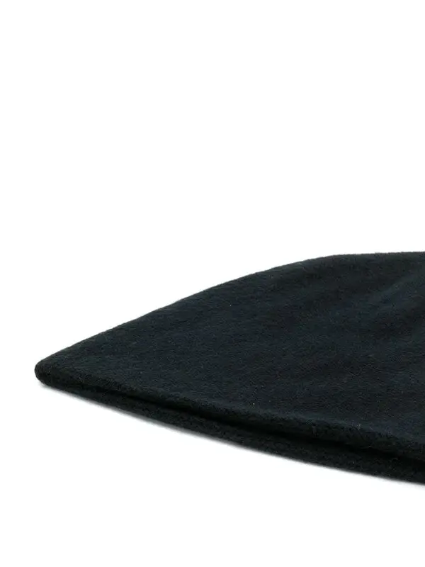 N.peal Double Layer Beanie - Black