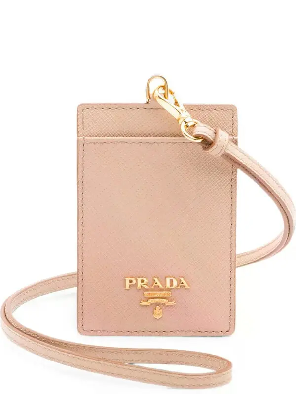 Prada Leather Badge Holder