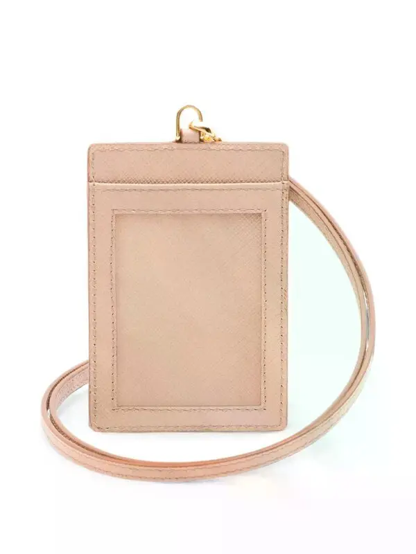 Prada Leather Badge Holder
