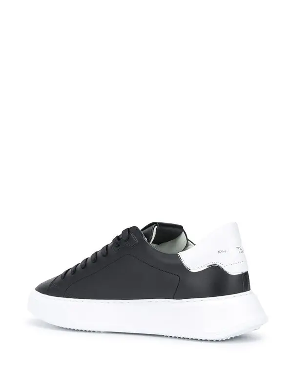 Philippe Model Temple Veau Low-top Sneakers - Black