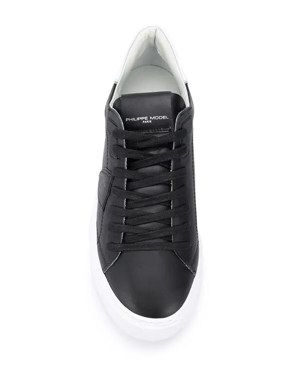 Philippe Model Temple Veau Low-top Sneakers - Black