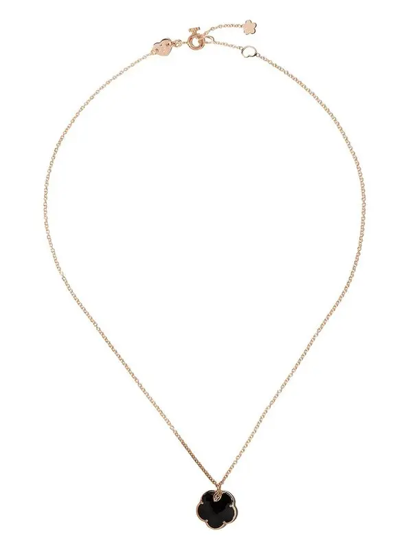 Pasquale Bruni 18kt Petit Joli Onyx And Diamond Necklace - Pink