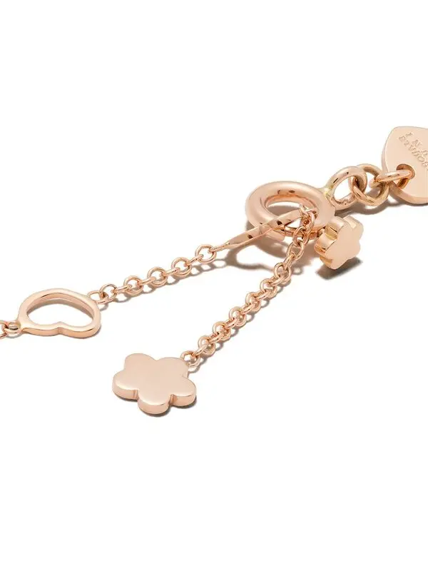Pasquale Bruni 18kt Petit Joli Onyx And Diamond Necklace - Pink