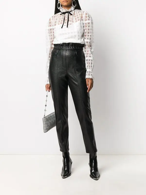 Philosophy Di Lorenzo Serafini Faux-leather Trousers