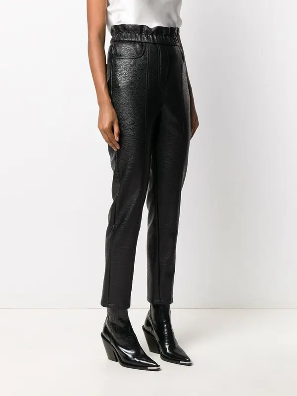 Philosophy Di Lorenzo Serafini Faux-leather Trousers