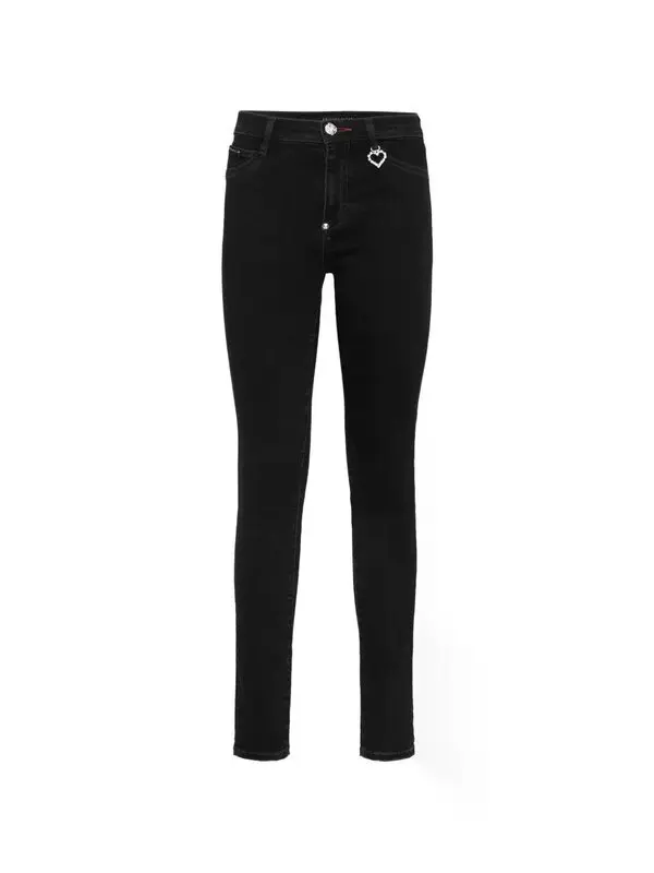 Philipp Plein High-rise Slim-fit Jeans - Blue