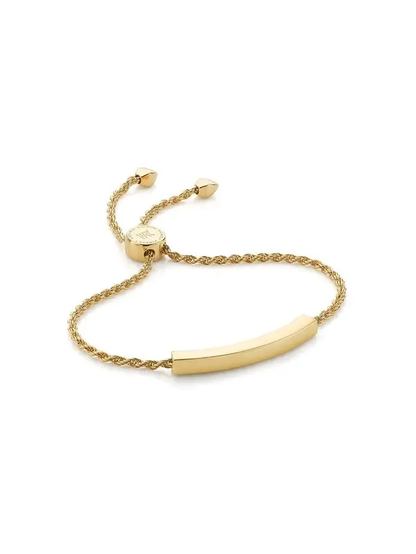 Monica Vinader Linear Chain Bracelet - Gold