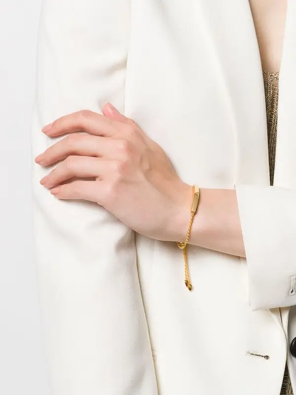 Monica Vinader Linear Chain Bracelet - Gold