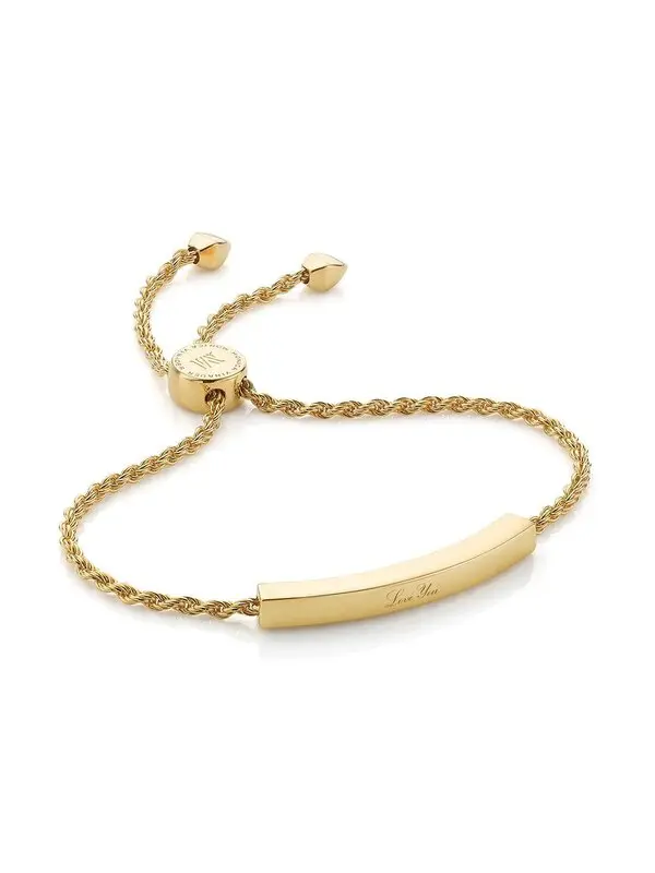 Monica Vinader Linear Chain Bracelet - Gold