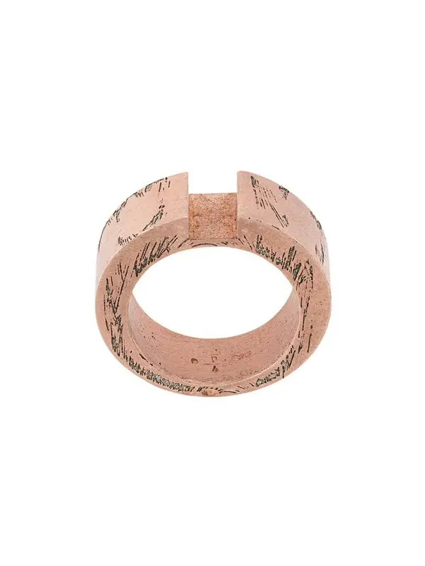 PARTS OF FOUR Crescent Rift Ring - Pink