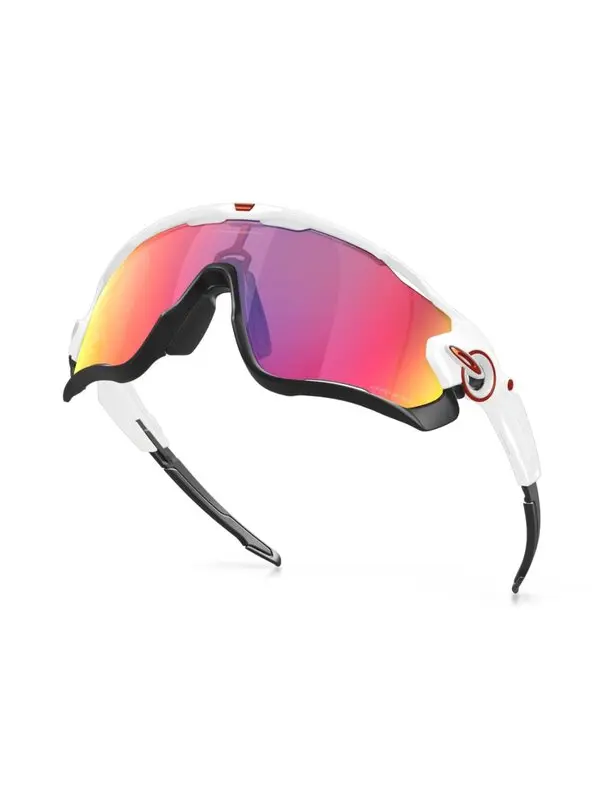 Oakley Jawbreaker Shield-frame Sunglasses - White