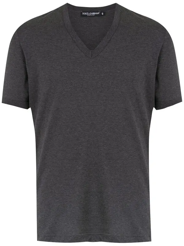 Dolce & Gabbana V-neck T-shirt - Grey