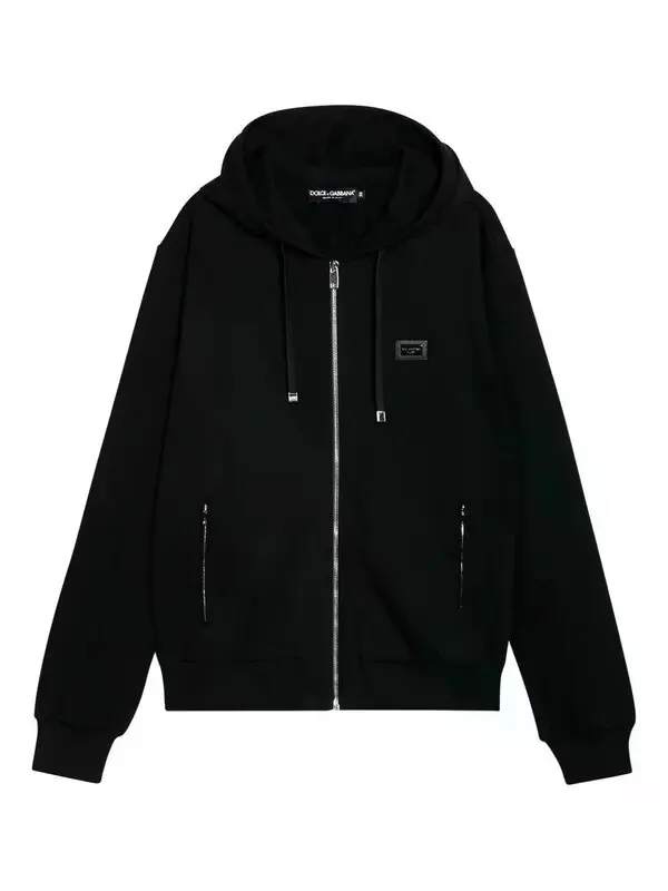 Dolce & Gabbana Cotton Hoodie - Black