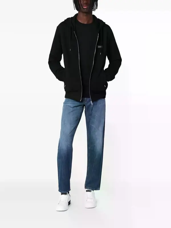 Dolce & Gabbana Cotton Hoodie - Black