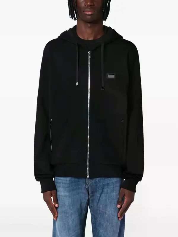 Dolce & Gabbana Cotton Hoodie - Black