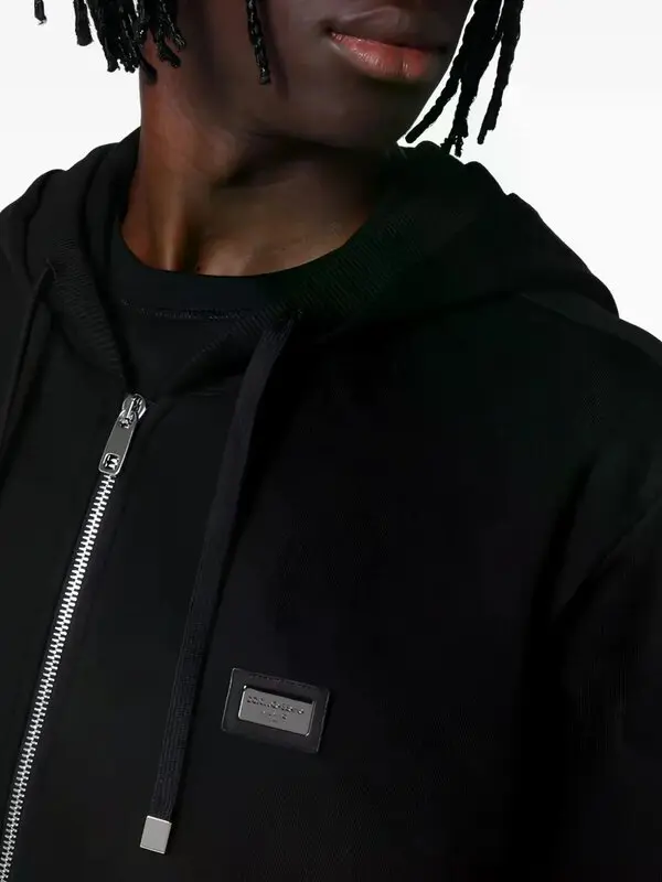 Dolce & Gabbana Cotton Hoodie - Black