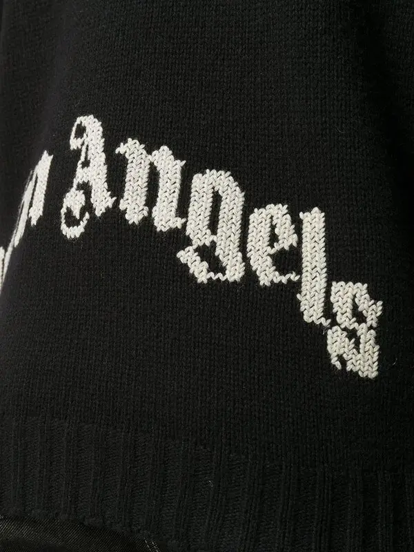 Palm Angels Logo Turtleneck Jumper