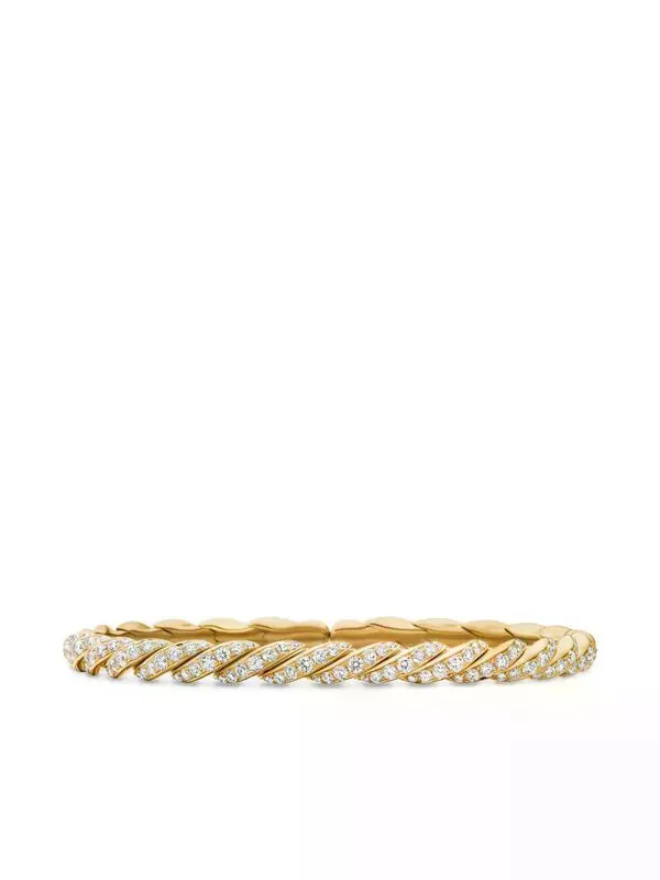 David Yurman 18kt Yellow Diamond Bracelet - Gold