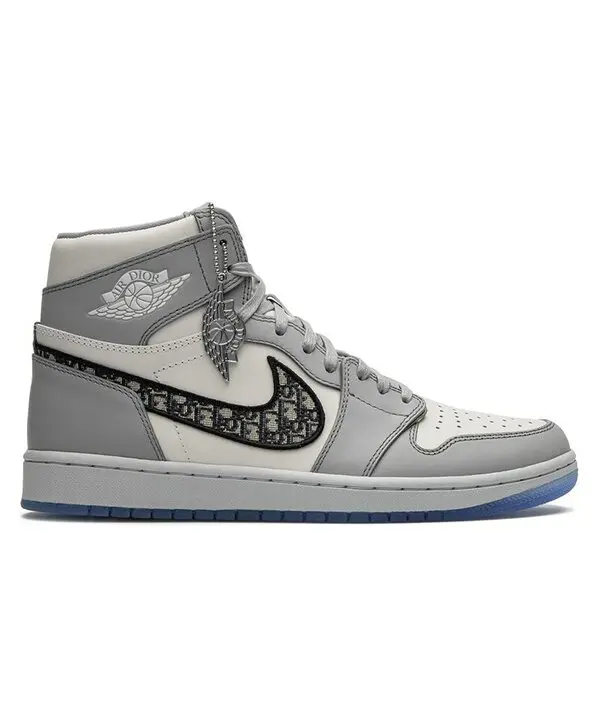 JORDAN X Dior Air 1 Retro High Sneakers - White