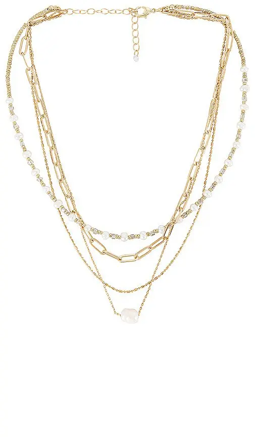 8 Other Reasons Zoe Layered Necklace - Gold