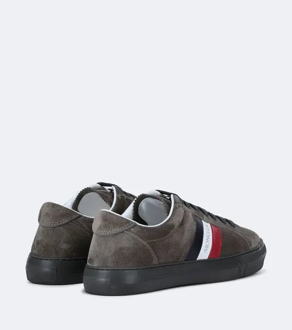 Moncler Monaco Suede Sneakers - Grey