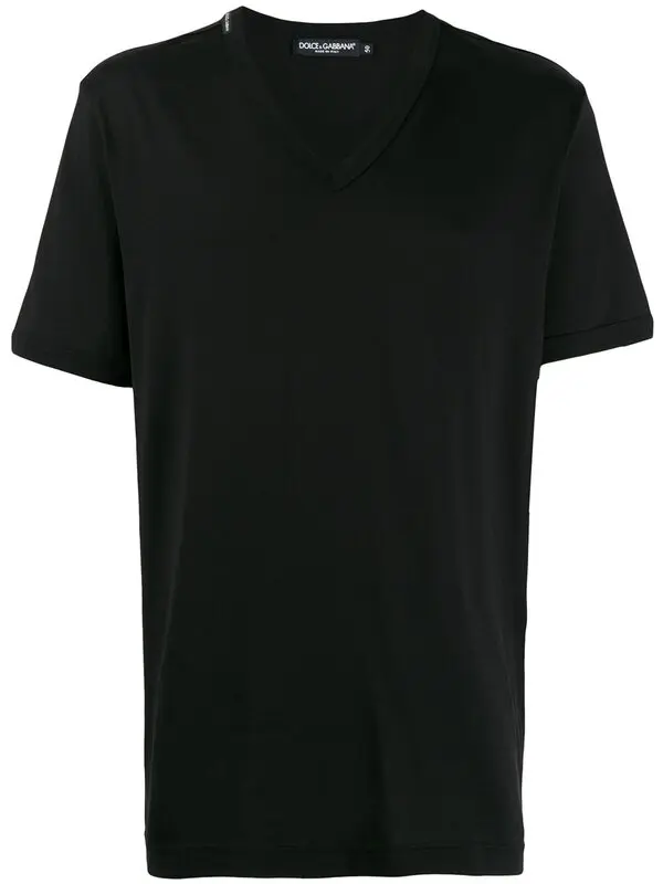 Dolce & Gabbana V-neck T-shirt - Black