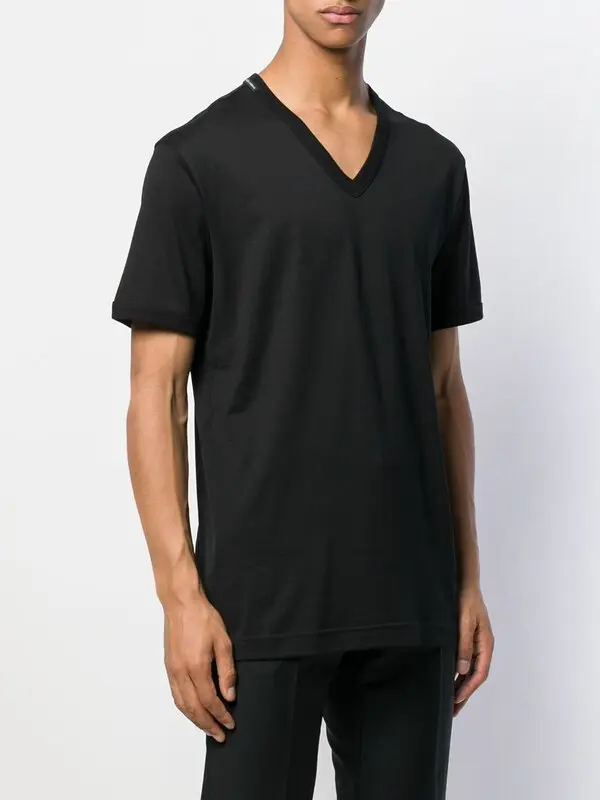 Dolce & Gabbana V-neck T-shirt - Black