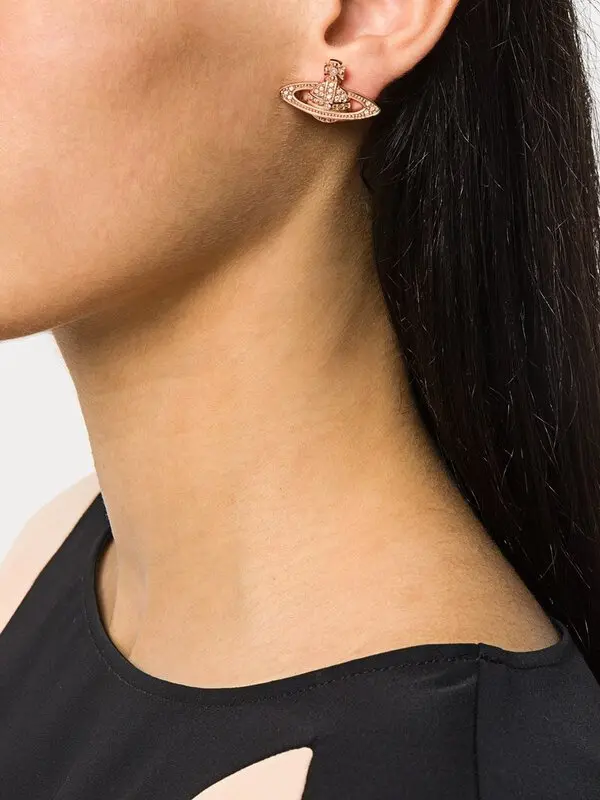 VIVIENNE WESTWOOD Mini Bas Relief Stud Earrings