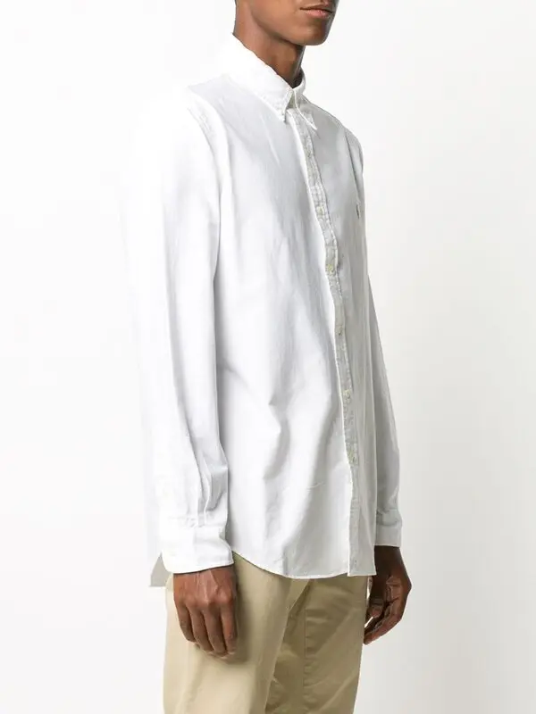 Polo Ralph Lauren Embroidered Logo Cotton Shirt