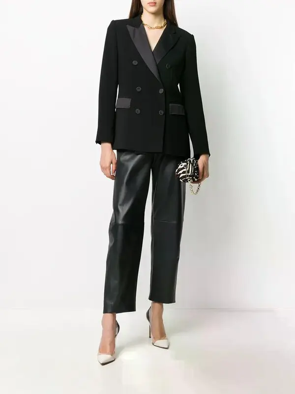 Alberto Biani Double-breasted Fitted Blazer